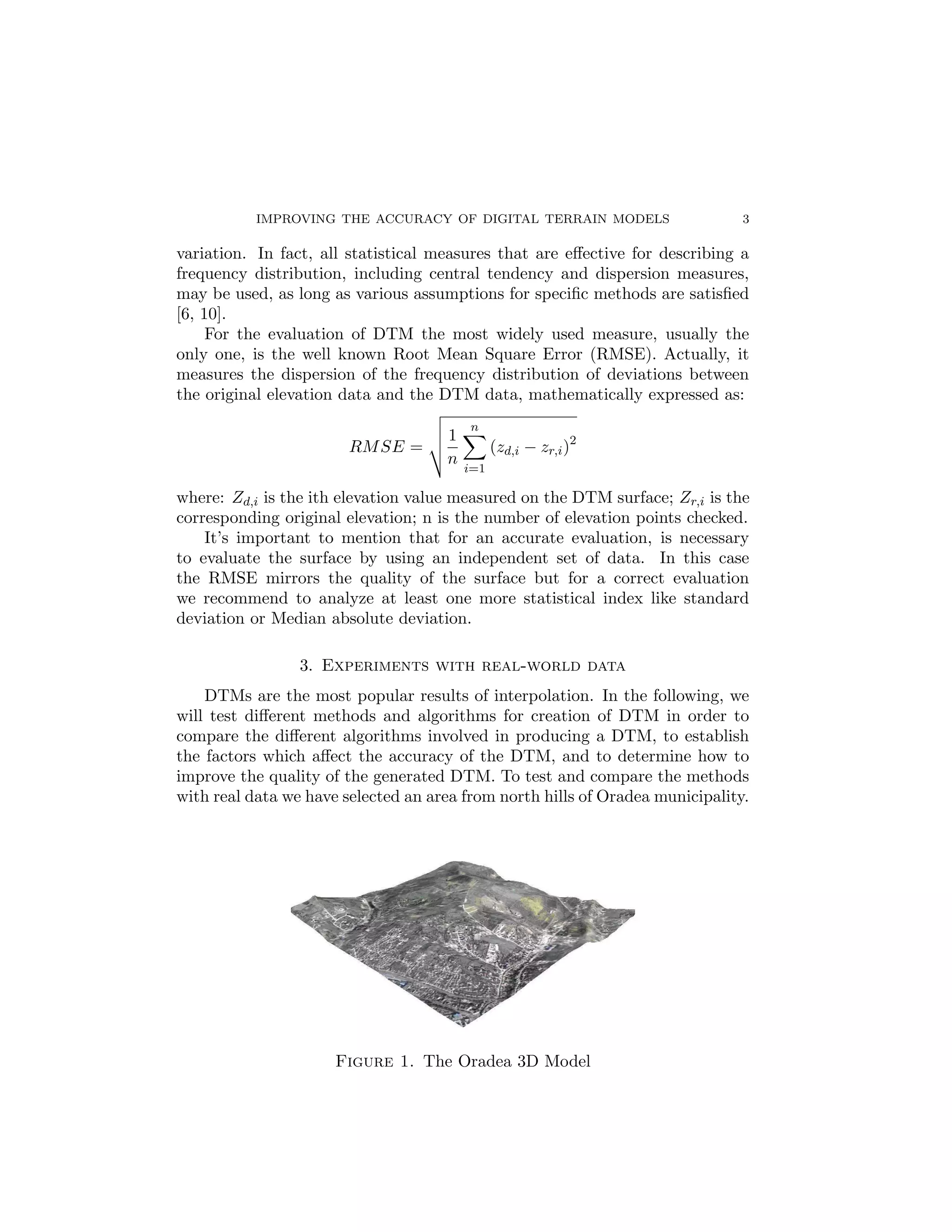 Improving Dtm Accuracy | PDF