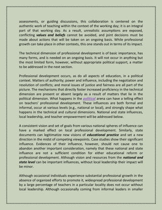 Improving Education In School And Pursuing The New Educational ...