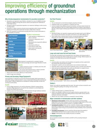 Improving efficiency of groundnut operations through mechanization | PDF