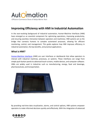 Improving Efficiency with HMI in Industrial Automation.pdf