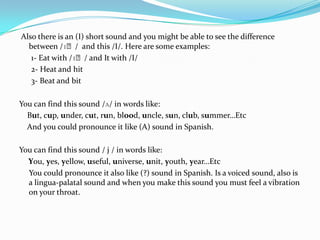 Improving English Pronunciation | PPTX