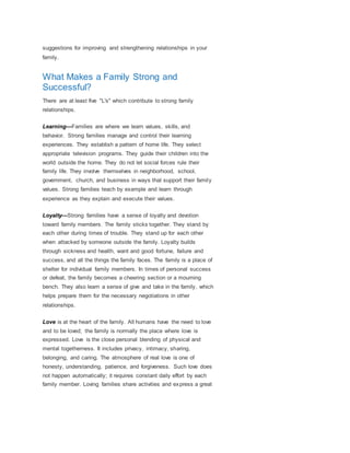 Improving family relationships with emotional intelligence | DOCX