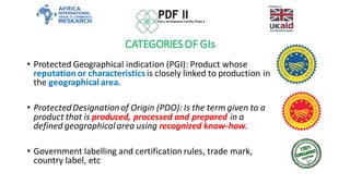 IMPROVING GLOBAL COMPETITIVENESS OF NIGERIA’S AGRICULTURAL PRODUCTS ...