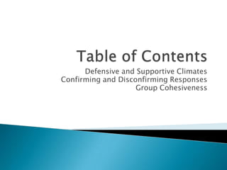 Improving Group Climate | PPT