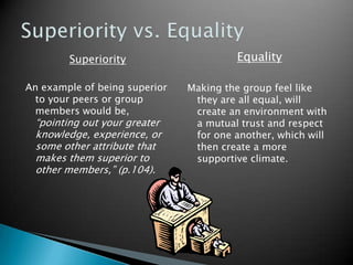 Improving Group Climate | PPT
