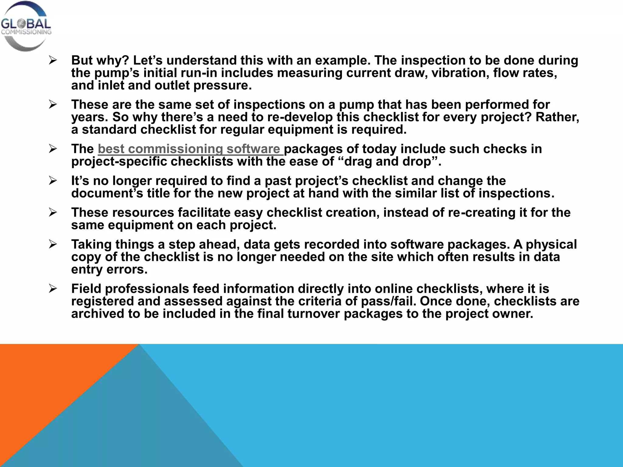 Improving Handover from Construction Phase to Commissioning Phase | PPTX