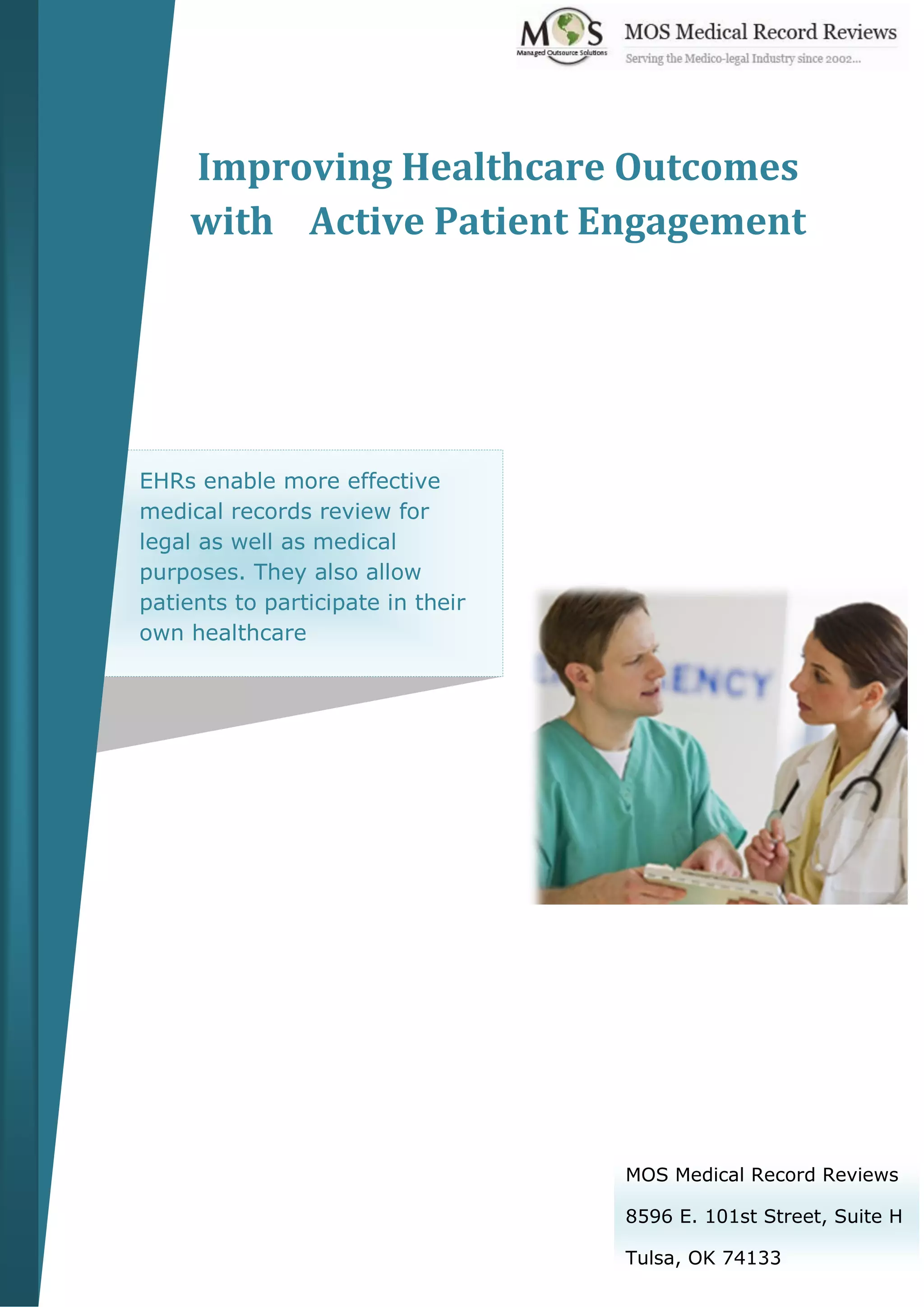 Improving Healthcare Outcomes with Active Patient Engagement | PDF