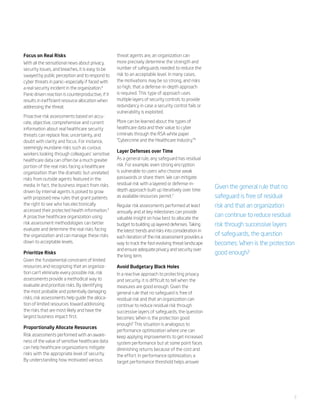 Improving Healthcare Risk Assessments to Maximize Security Budgets ...