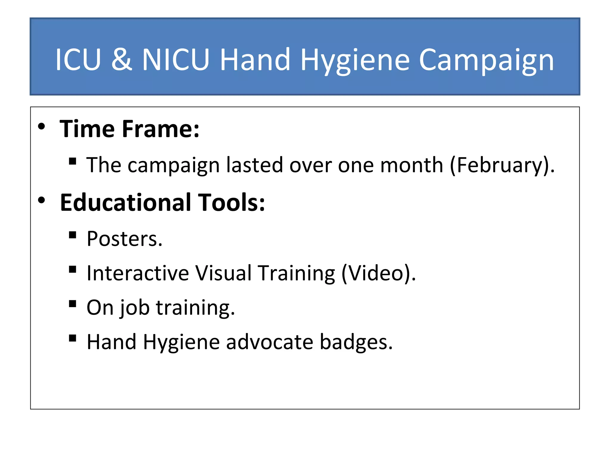 Improving Hand Hygiene Project | PPT