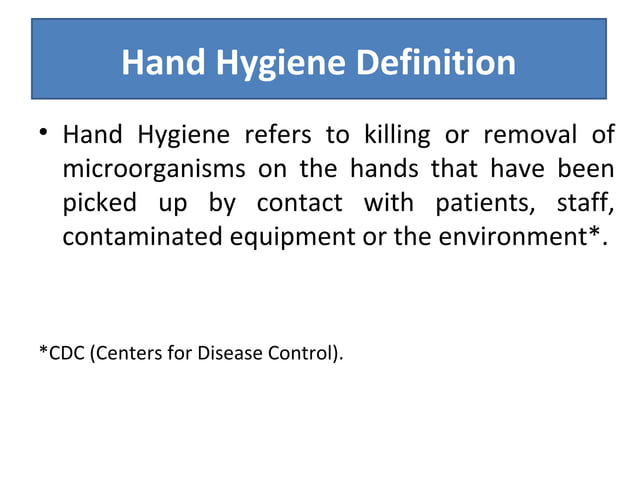 Improving Hand Hygiene Project | PPT