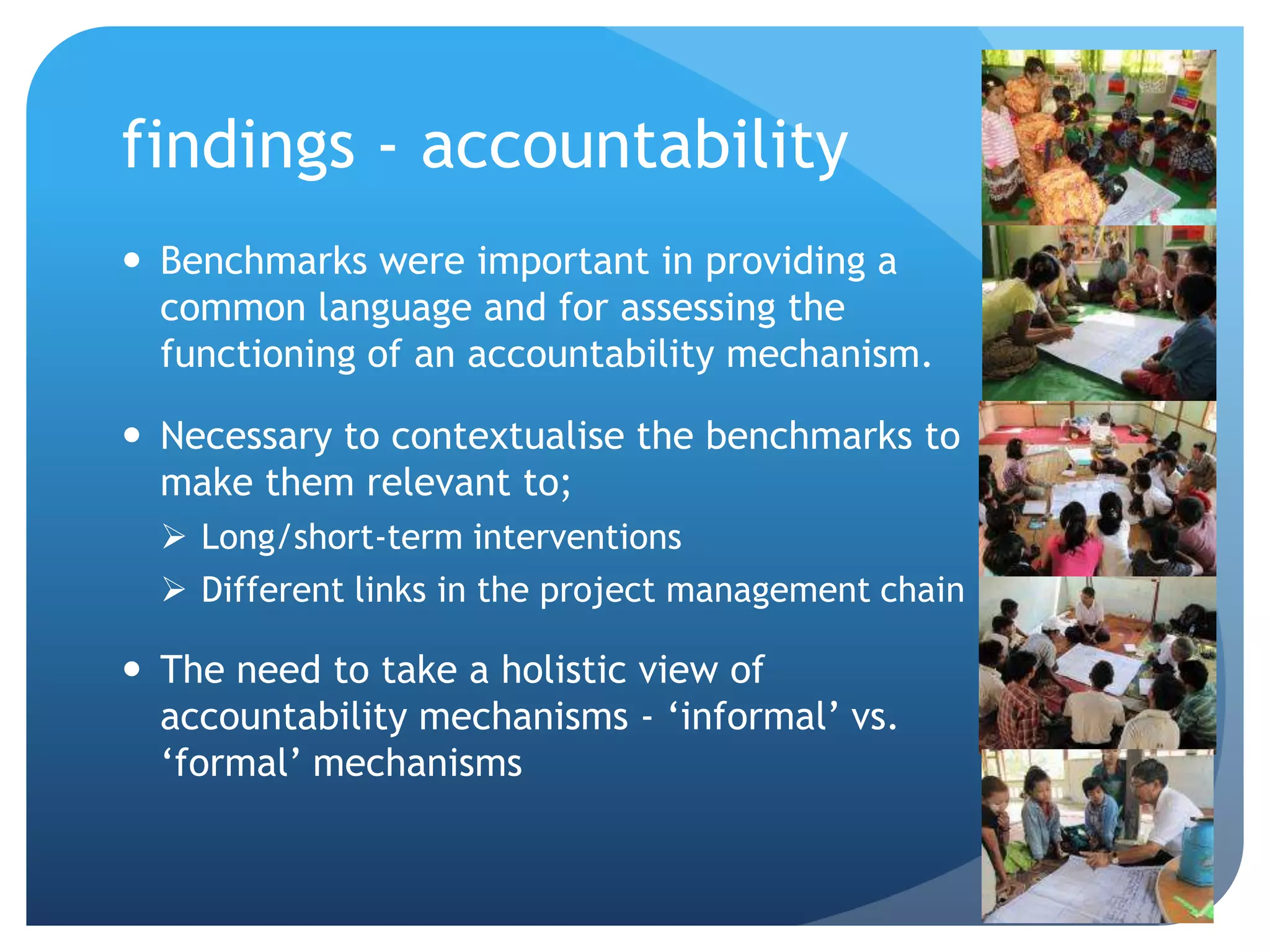 Improving impact - do accountability mechanisms deliver results | PPTX