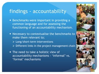 Improving impact - do accountability mechanisms deliver results | PPTX