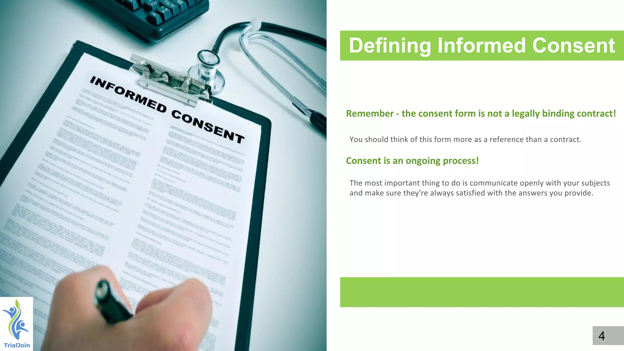Improving informed consent forms in clinical research studies | PDF