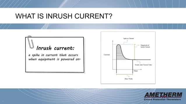 Limiting Inrush Current with NTC and PTC Thermistors | PPTX | Physics ...