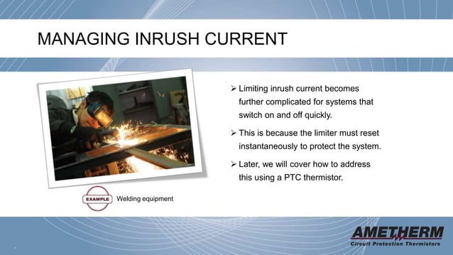 Limiting Inrush Current with NTC and PTC Thermistors | PPTX | Physics ...