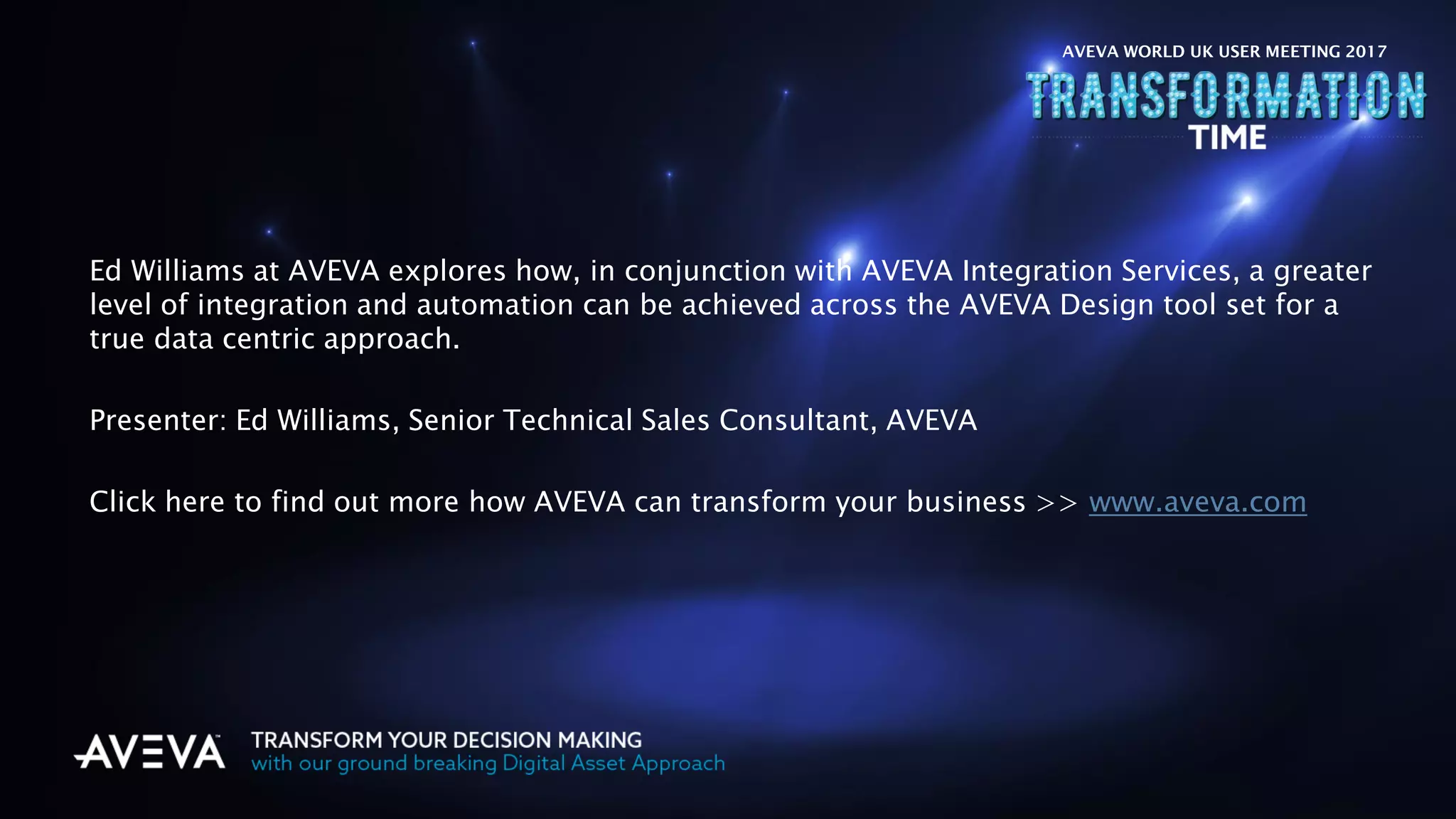 Improving Integration and Automation of AVEVA Design Tools | PPT