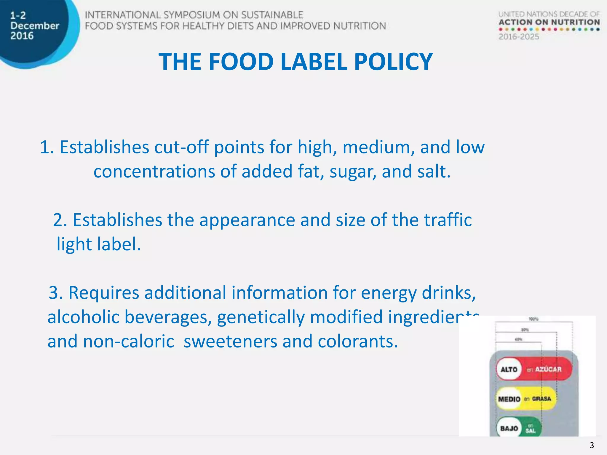 " QUALITATIVE EVALUATION: THE ECUADORIAN TRAFFIC LIGHT LABEL FOR ...