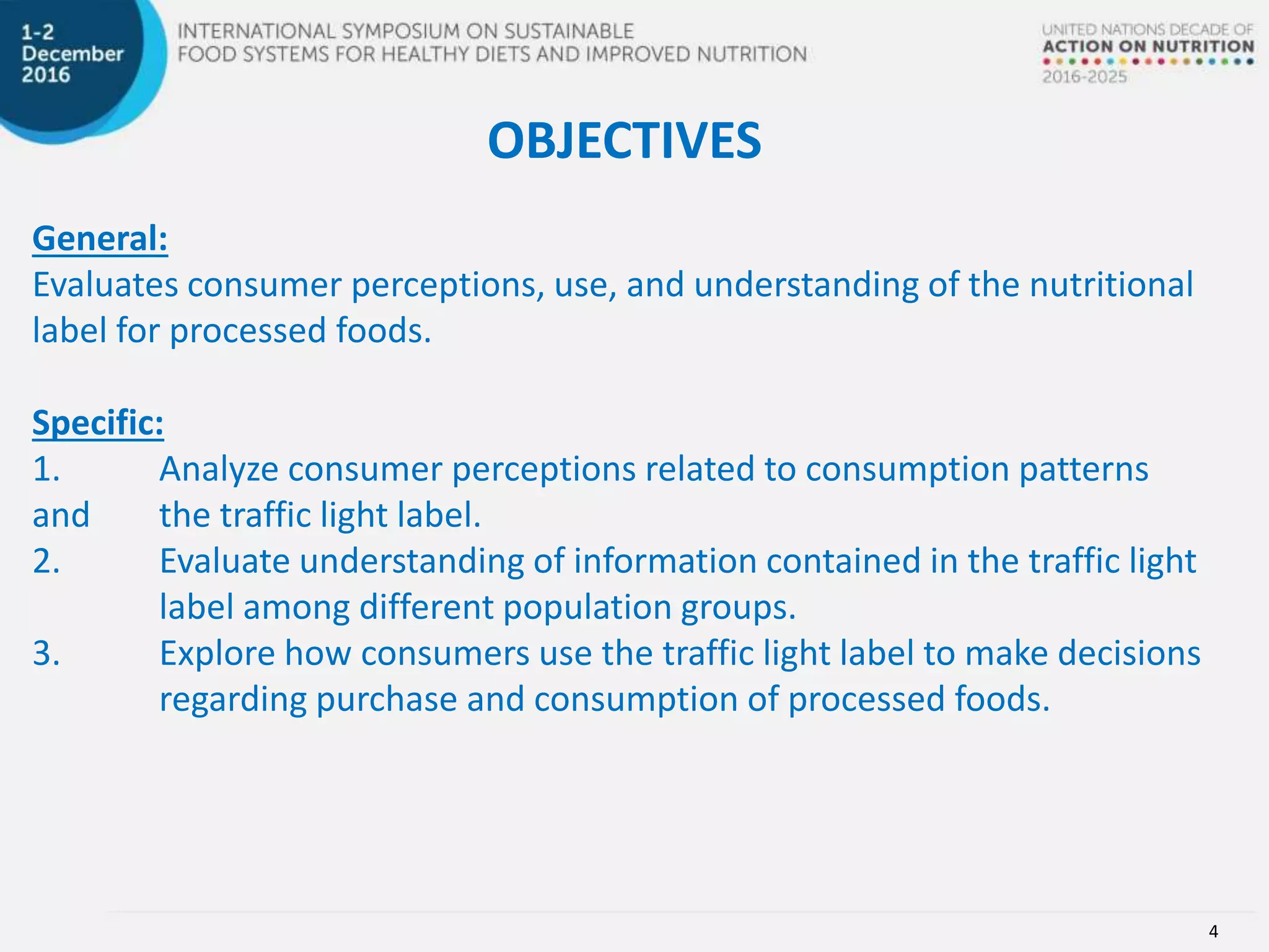 " QUALITATIVE EVALUATION: THE ECUADORIAN TRAFFIC LIGHT LABEL FOR ...