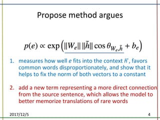 Improving lexical choice in neural machine translation | PDF