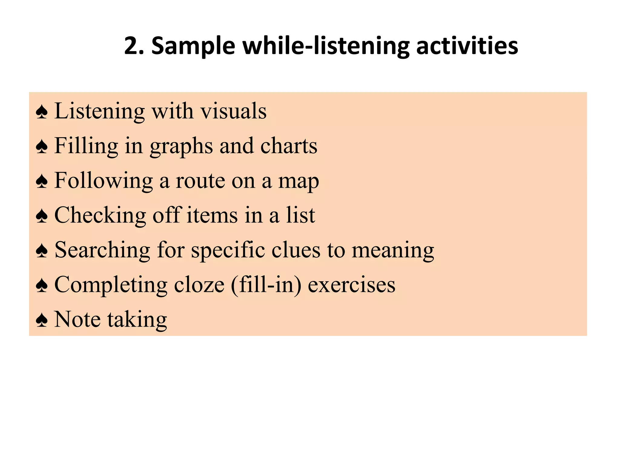 Improving listening comprehension | PPSX
