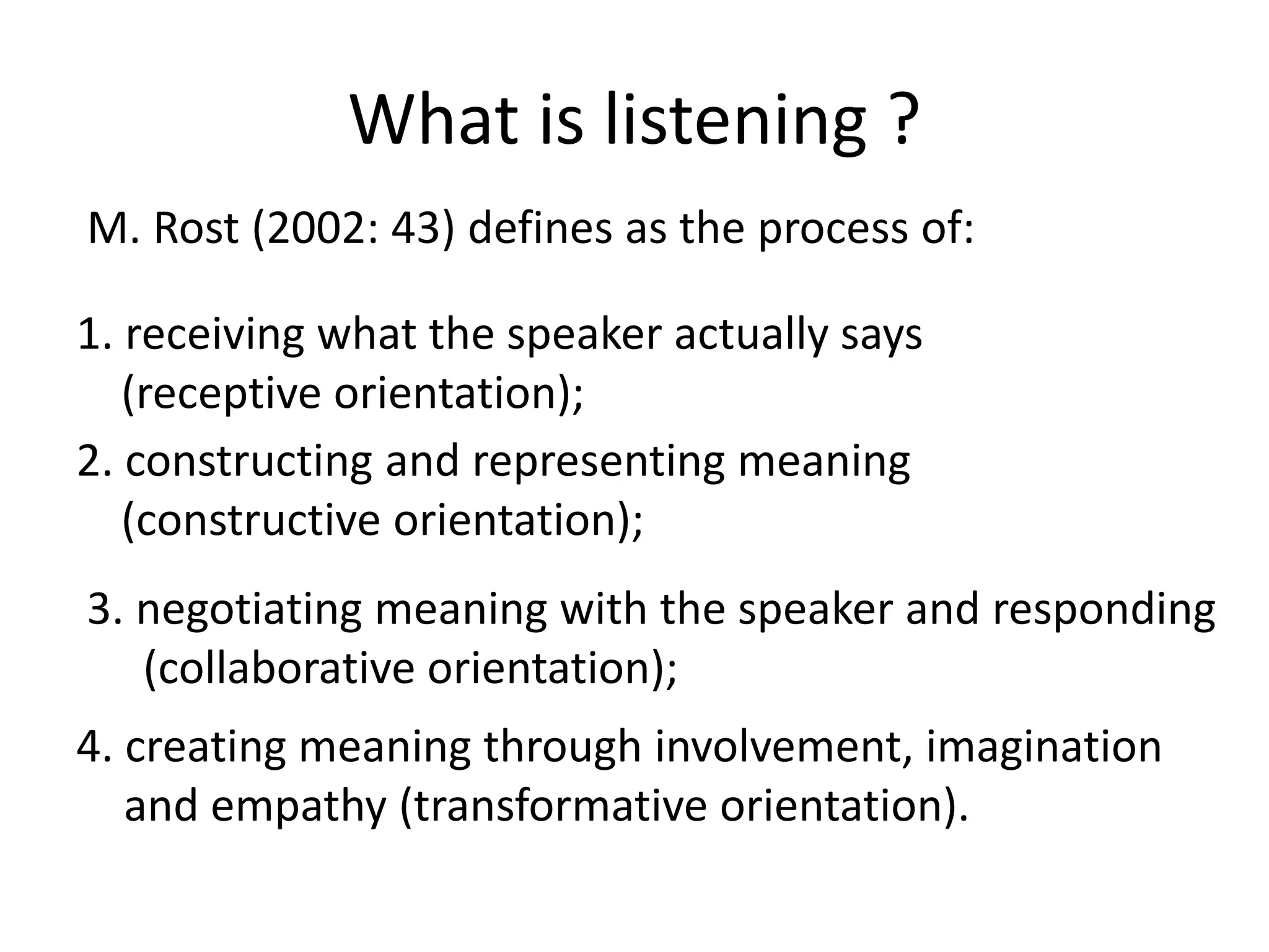 Improving listening comprehension | PPSX