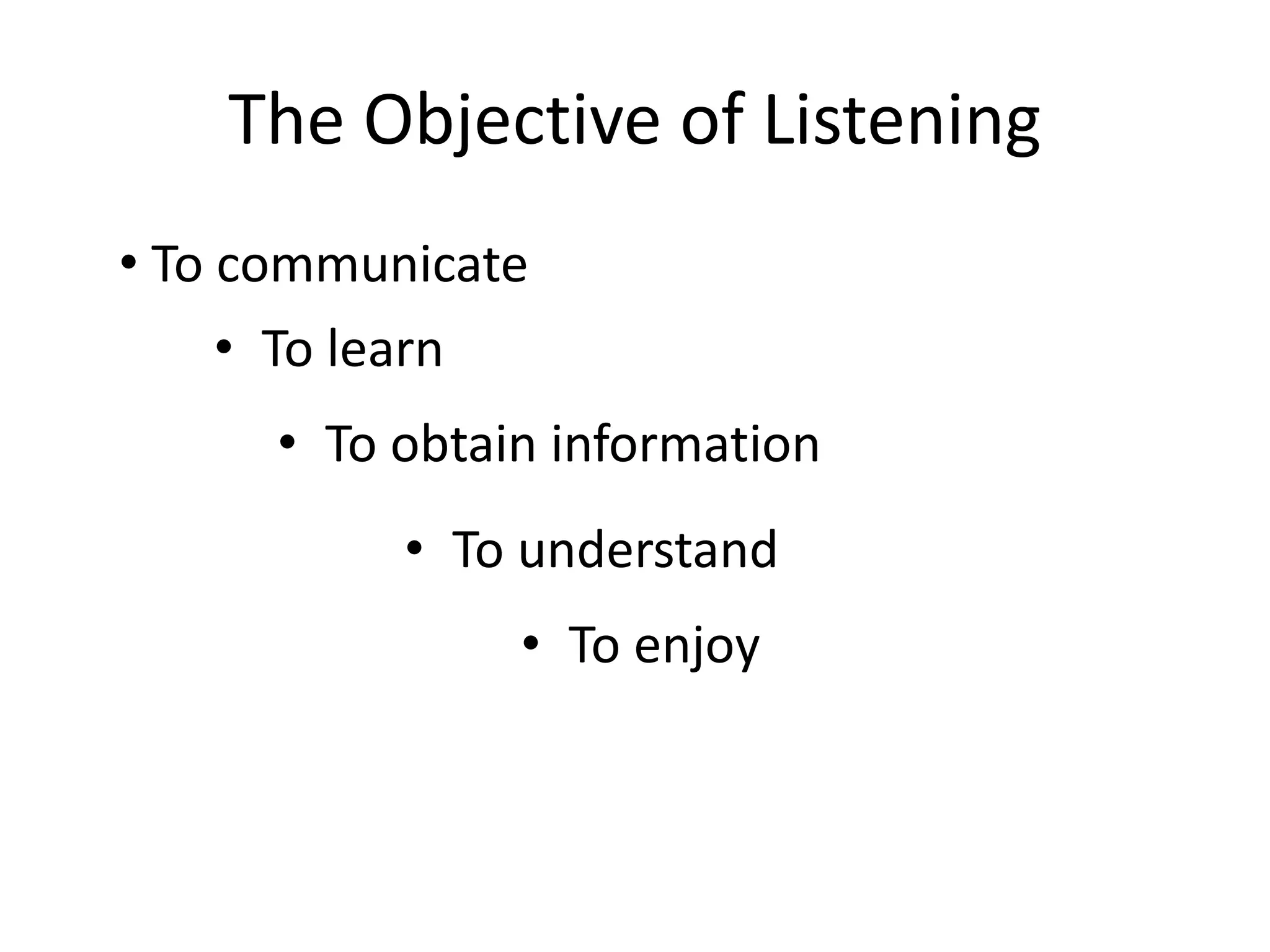 Improving listening comprehension | PPSX