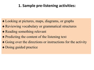 Improving listening comprehension | PPSX