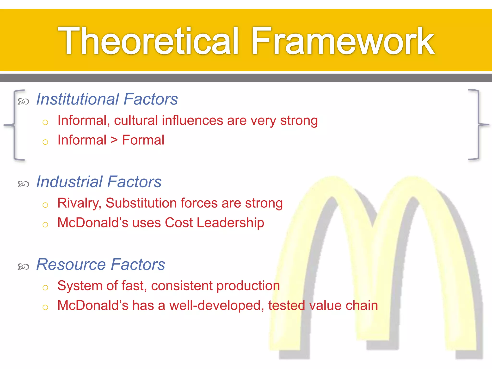 Improving McDonald’s in China | PPTX