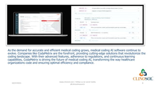 Improving Medical Coding Effeciency With AI.pdf | Healthcare Industry | Industries