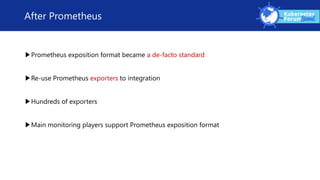 Improving monitoring systems Interoperability with OpenMetrics | PPT