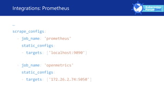 Improving monitoring systems Interoperability with OpenMetrics | PPT