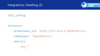Improving monitoring systems Interoperability with OpenMetrics | PPT