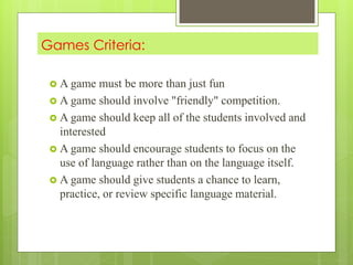 Improving students' motivation to learn English through Games | PDF