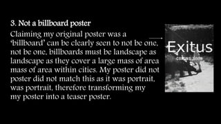 Improving my teaser poster | PPT