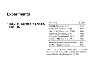 Improving Neural Machine Translation with Soft Template Prediction | PPT