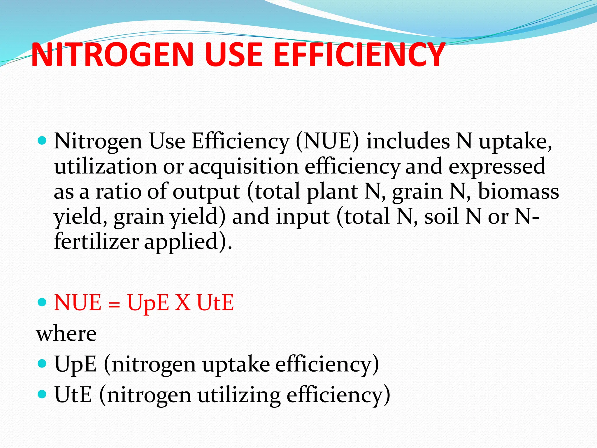 IMPROVING NITROGEN USE EFFICIENCY IN PLANTS hj.pptx