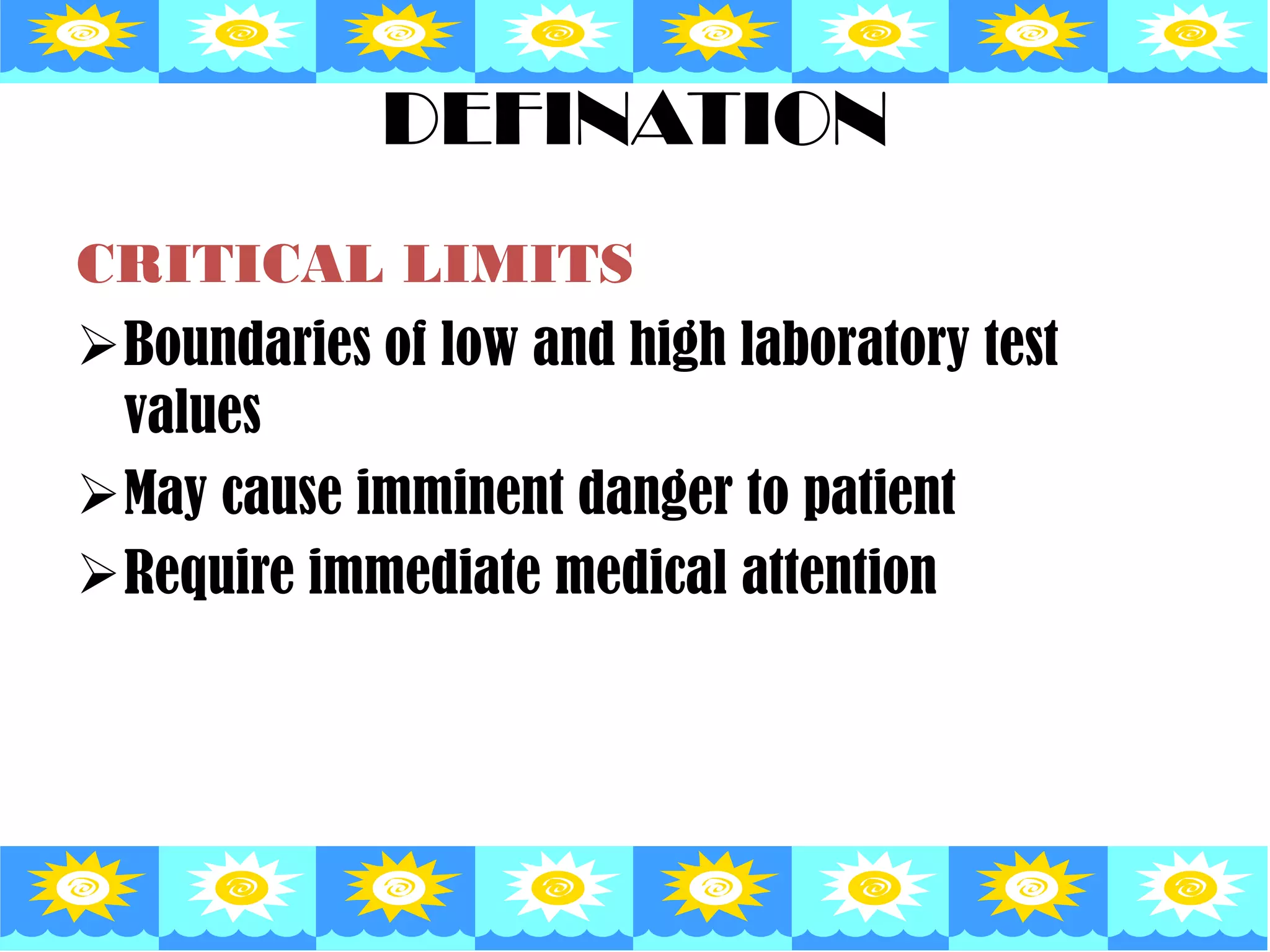 Improving notification of critical laboratory result | PPTX