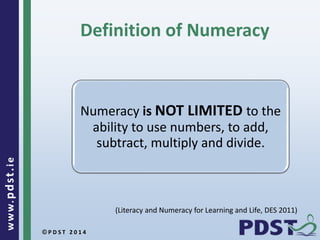 Improving Numeracy through SSE (Summary)_0.pptx
