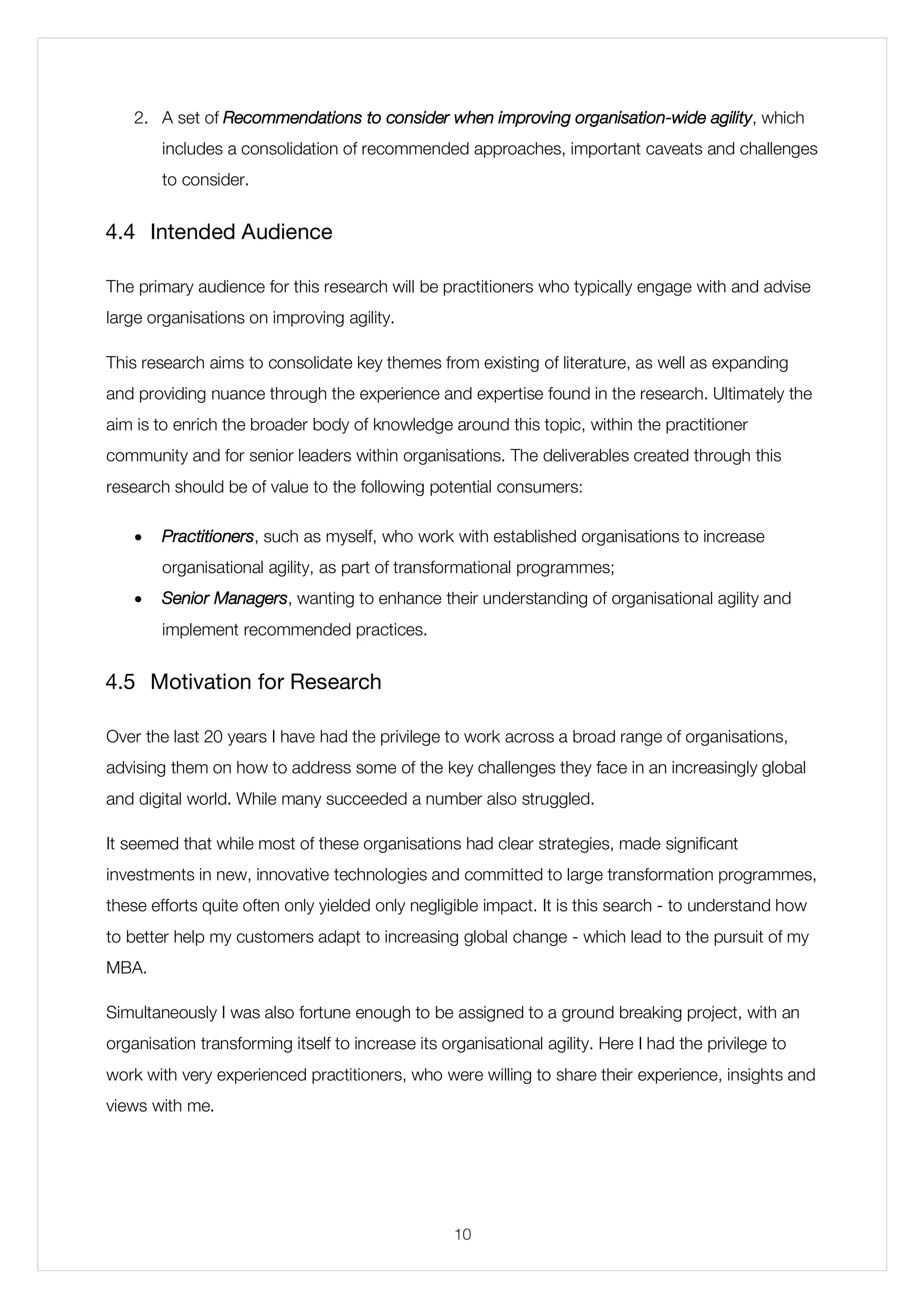 Improving Organisational Agility | PDF