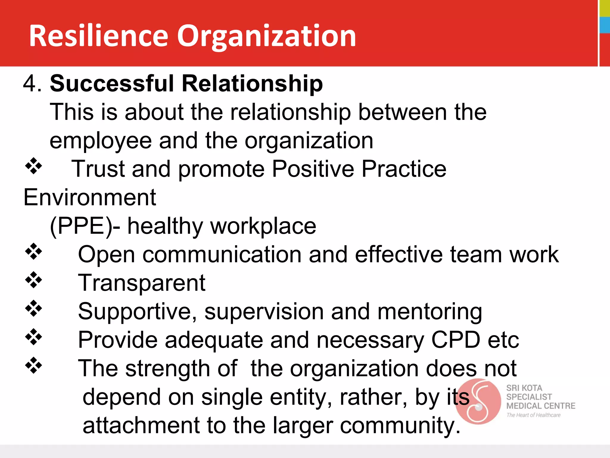 Improving organizational resilience | PPT