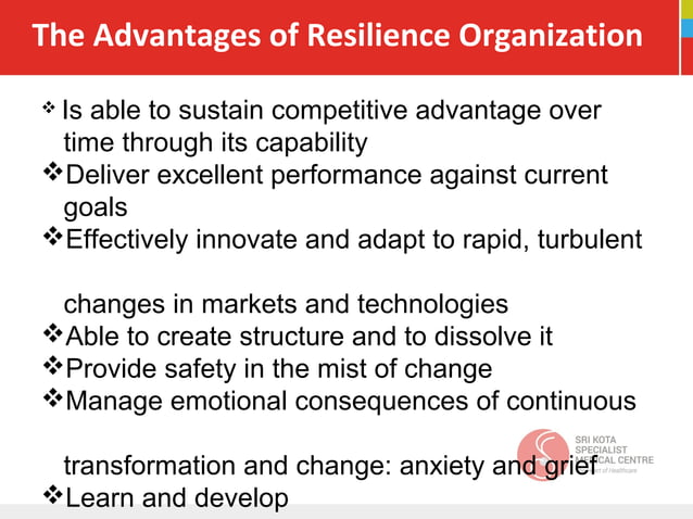 Improving organizational resilience | PPT