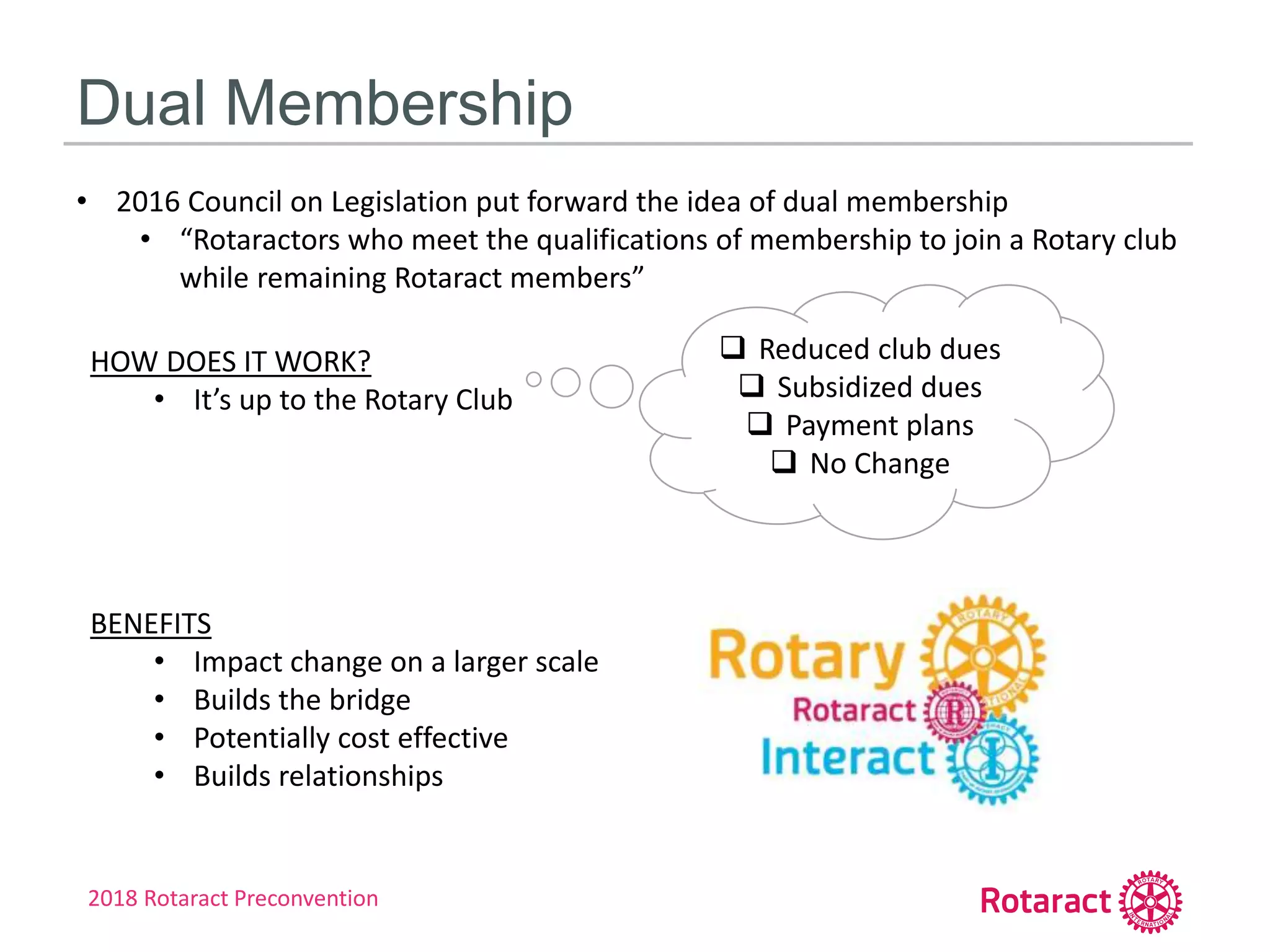 Improving Partnerships Between Rotaract and Rotary | PPTX