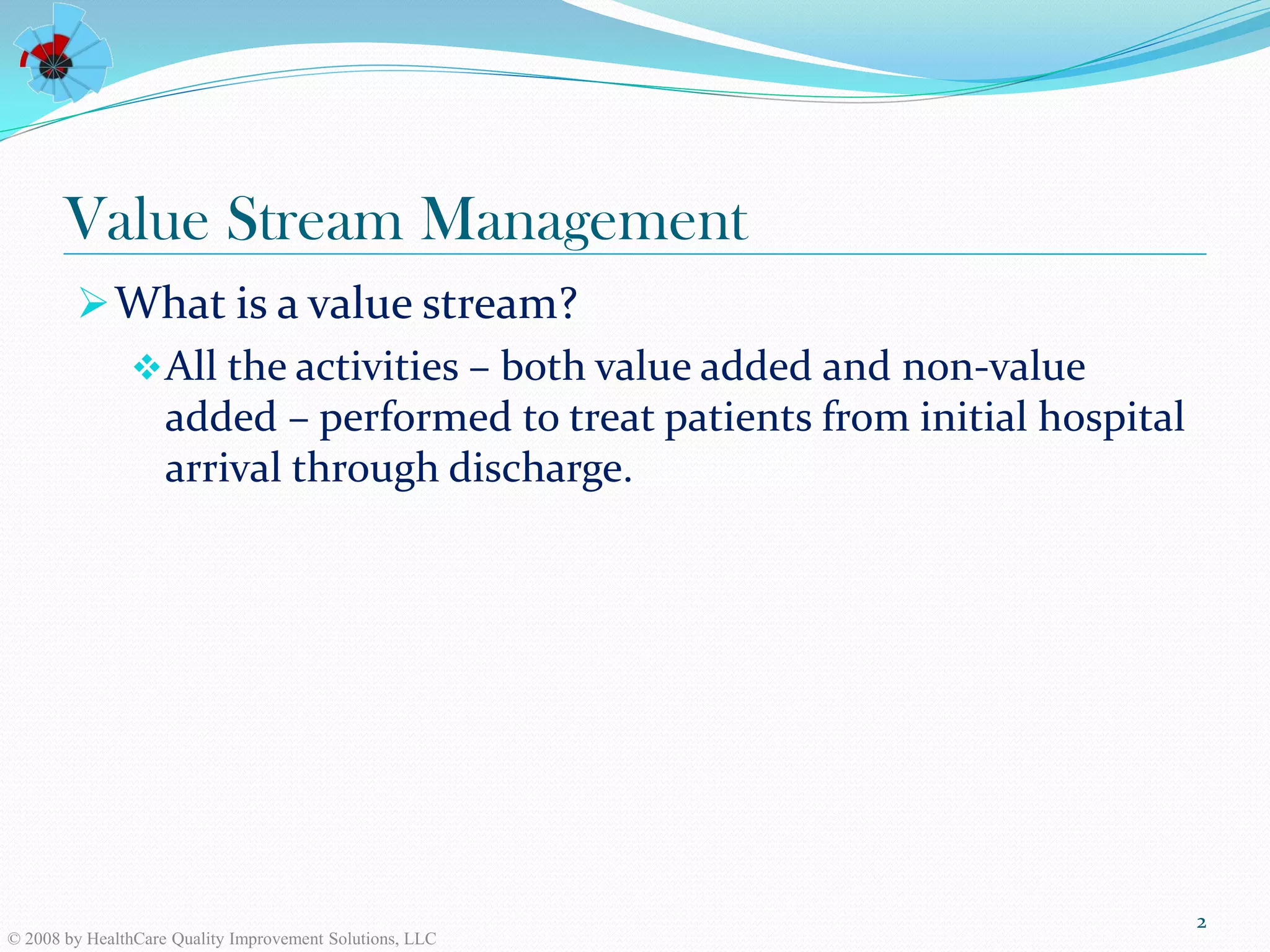 Improving patient flow value stream management | PDF