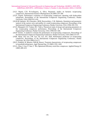 Improving performance and development of two stage reciprocating ...