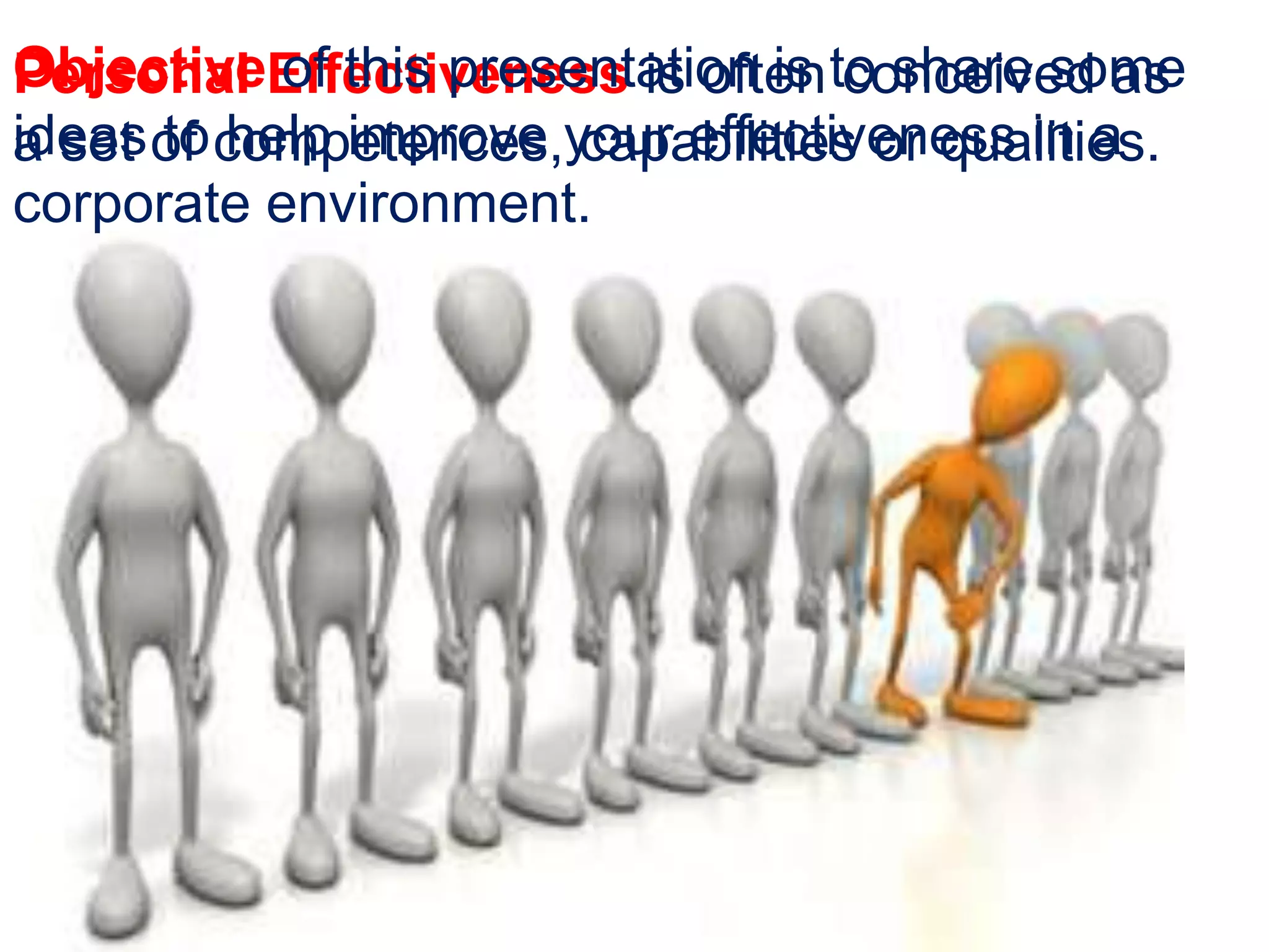Improving Personal Effectiveness | PPTX