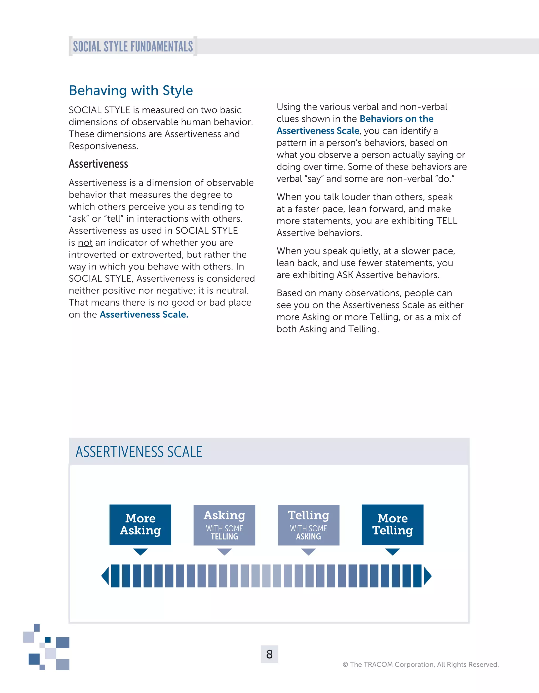 Improving personal effectiveness with versatility concepts guide and ...