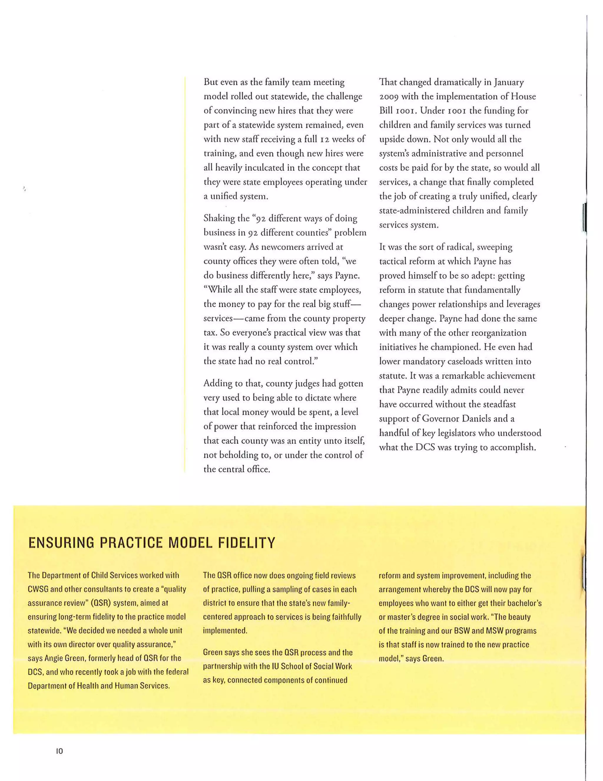 Improving practice to improve outcomes | PDF