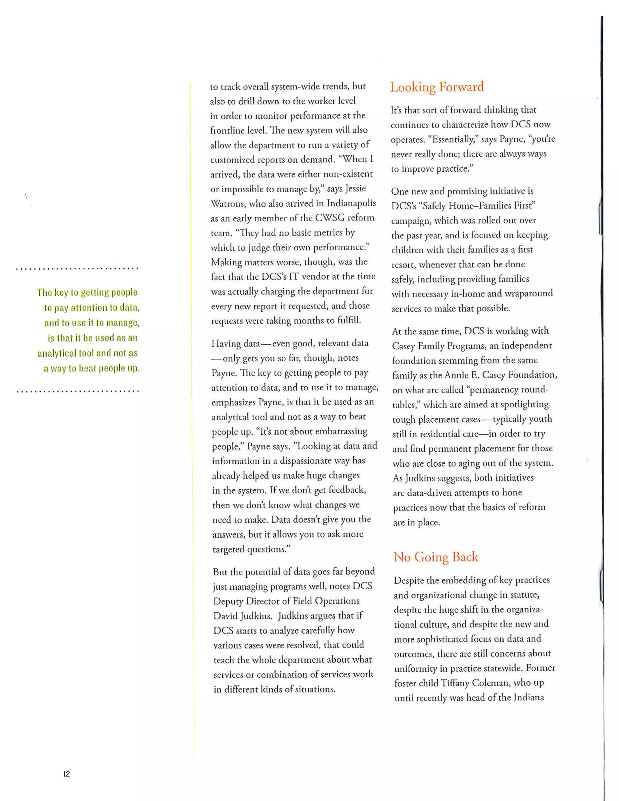 Improving practice to improve outcomes | PDF