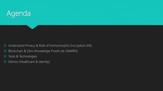 Improving privacy in blockchain using homomorphic encryption | PPTX | Internet | Computing