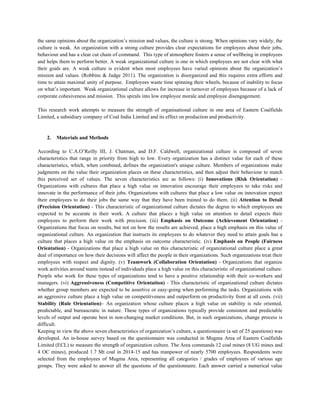 Improving production and productivity by inculcating positive culture ...